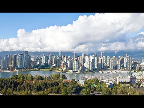 Vancouver Metro In Western Canada Lower Mainland Region Of British Columbia Skyline Of Downtown