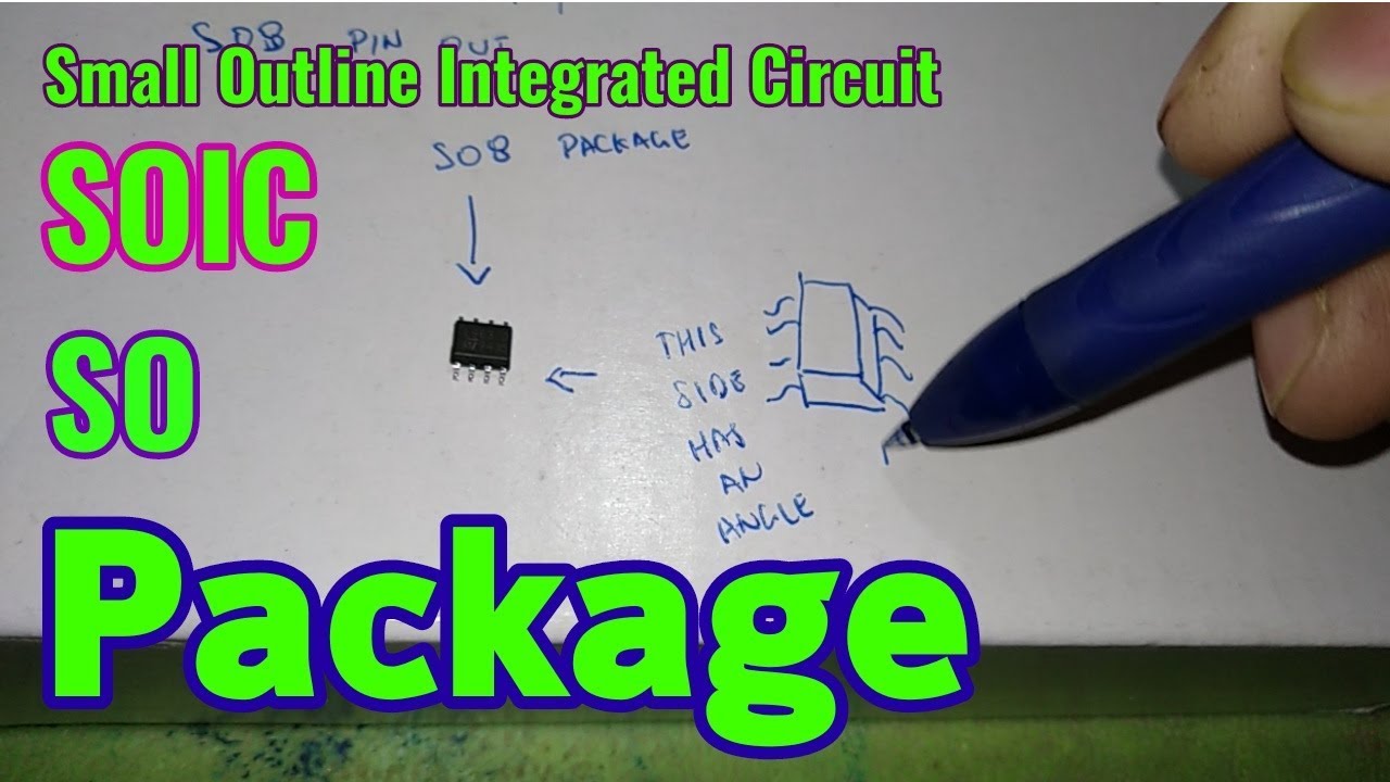 How to identify SOIC or SO package pin configuration.