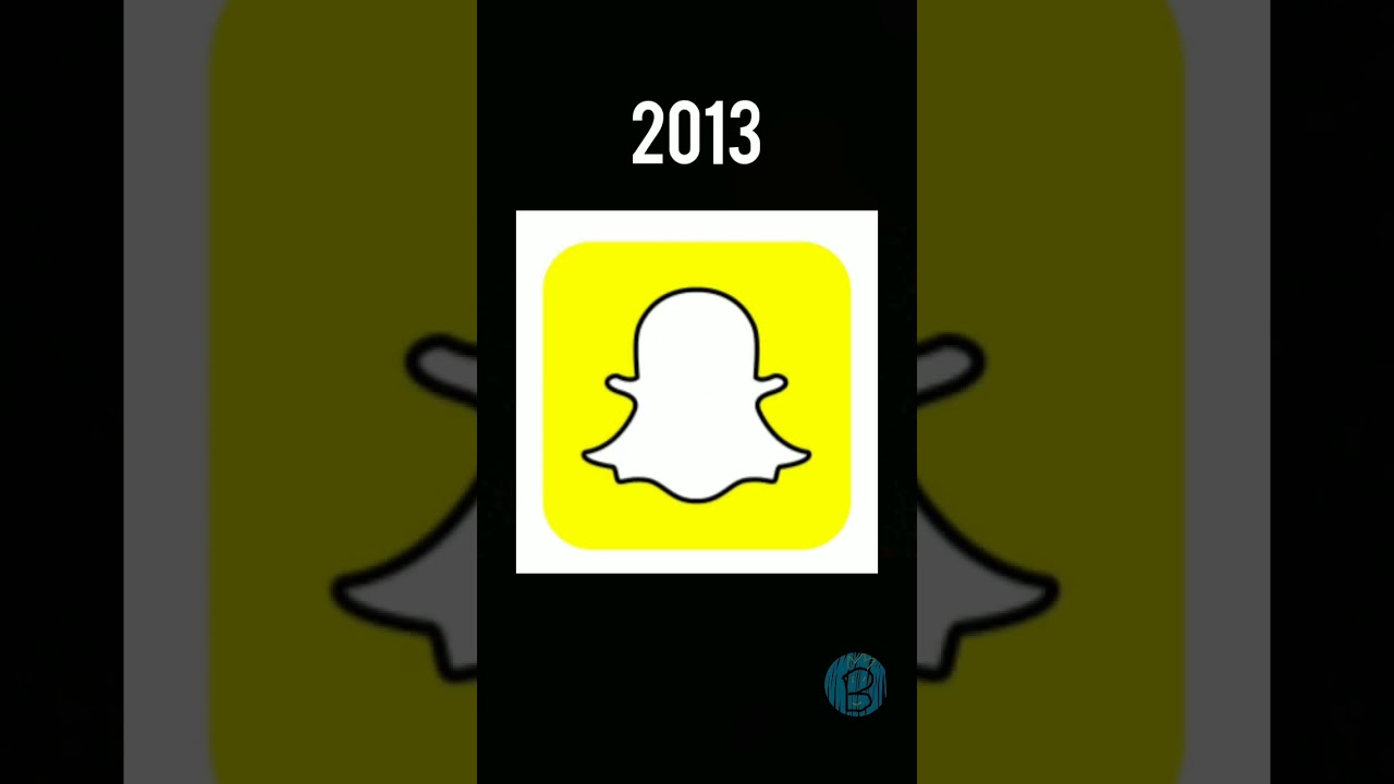 Snapchat logo evolution👻 #shorts #viral #snapchat