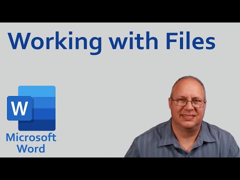 Master Your Microsoft Word Workflow: Creating, Saving, and Opening ...