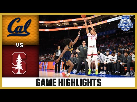 Cal vs. Stanford Game Highlights | 2025 T. Rowe Price ACC Men's Basketball Tournament