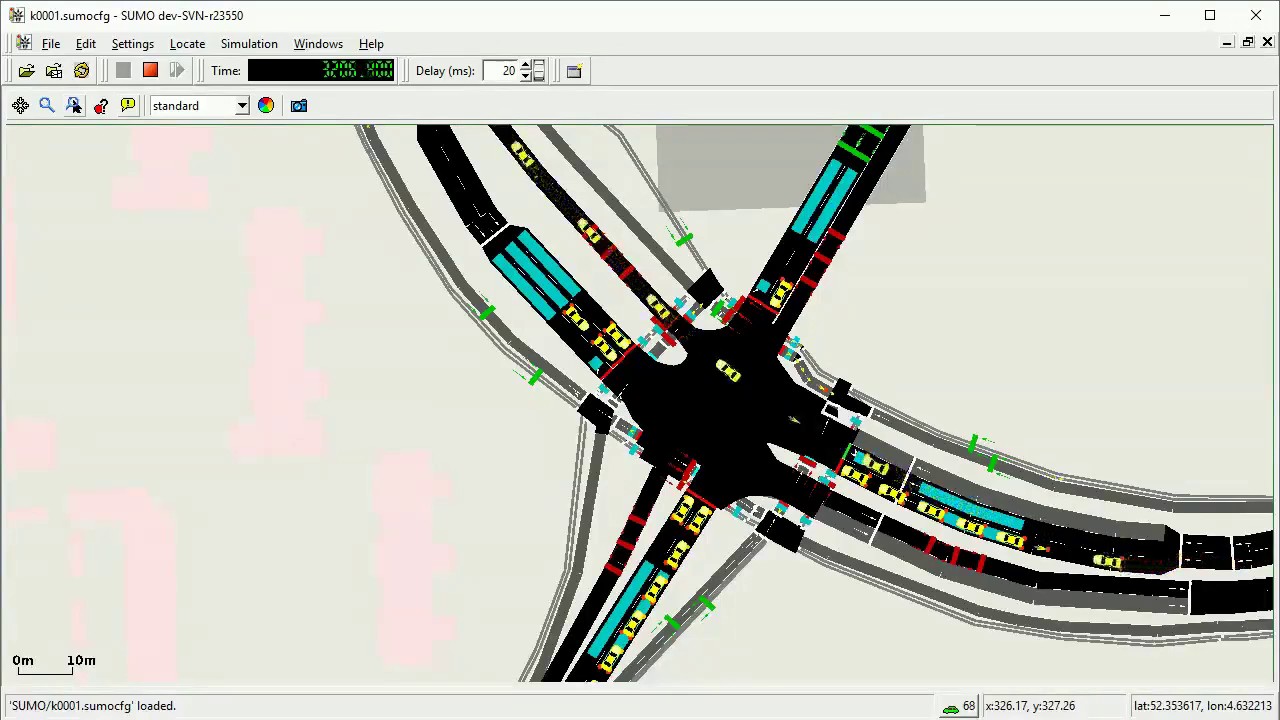 openTLC SUMO simulation