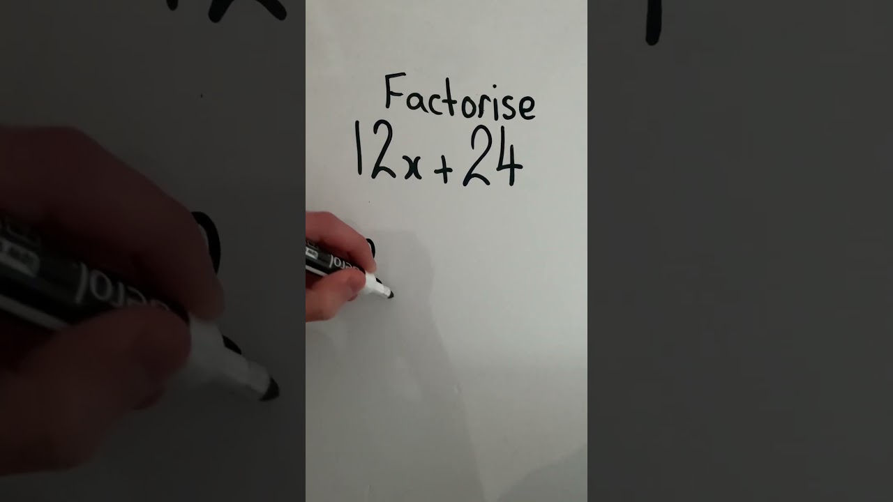 How to Factorise. (IMPORTANT)! #viral #maths
