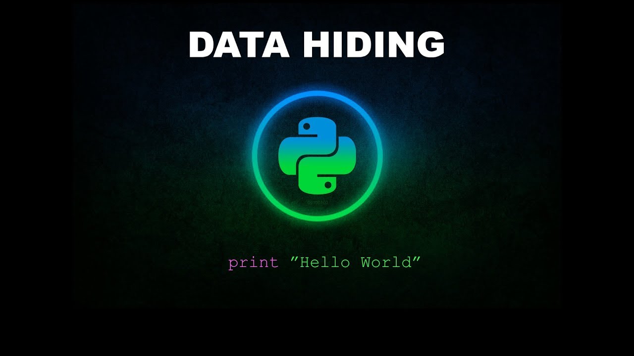 Classes and Objects Data Hiding - Python Programming