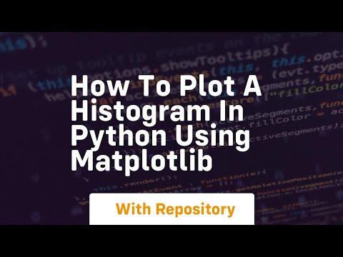 How to plot a histogram in python using matplotlib