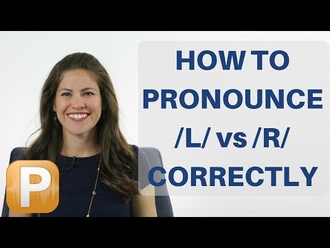How To Pronounce /L/ & /R/