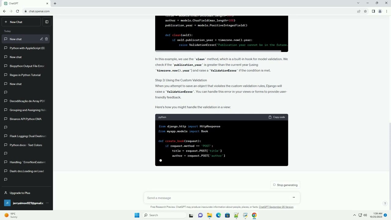 Python Django How to do object level custom validations in the models
