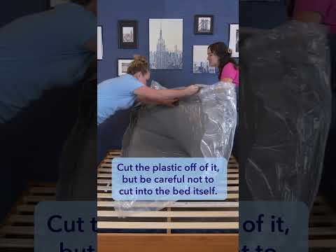 How To Unbox A Mattress #shorts