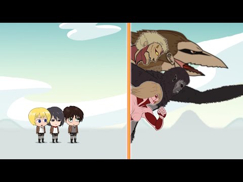 Chibi Titan Transformation Part 1-6 - Attack On Titan Animation - Fan Animation