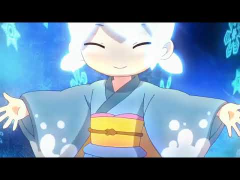 Frostina turns into Blizzaria. フロスティナがブリザリアに変身 #yokaiwatch #anime #show #japanese