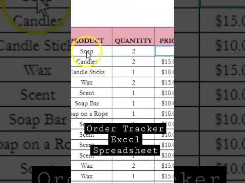 Order Tracker Excel Template Google Sheets Spreadsheet for Tracking your Business Orders