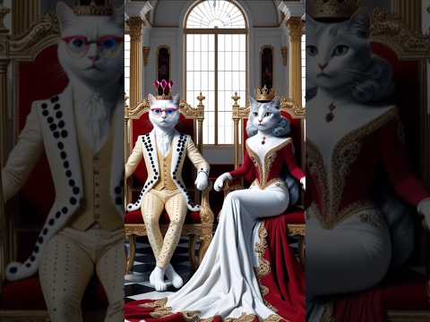 How the Cat Princess Defied Tradition to Become Queen #cartoon #cats #cat #meme #ai