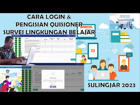 LOGIN DAN PENGISIAN QUISIONER SURVEI LINGKUNGAN BELAJAR | SULINGJAR 2023