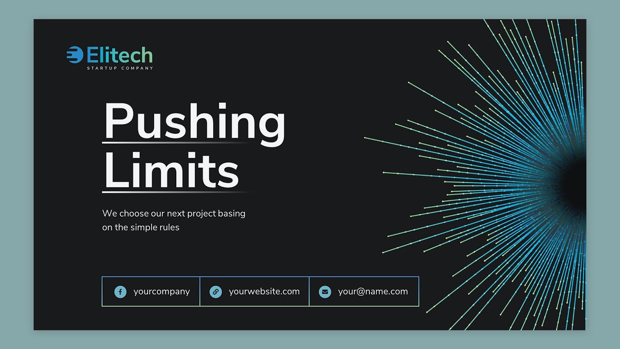 Tech Startup PowerPoint Presentation Template