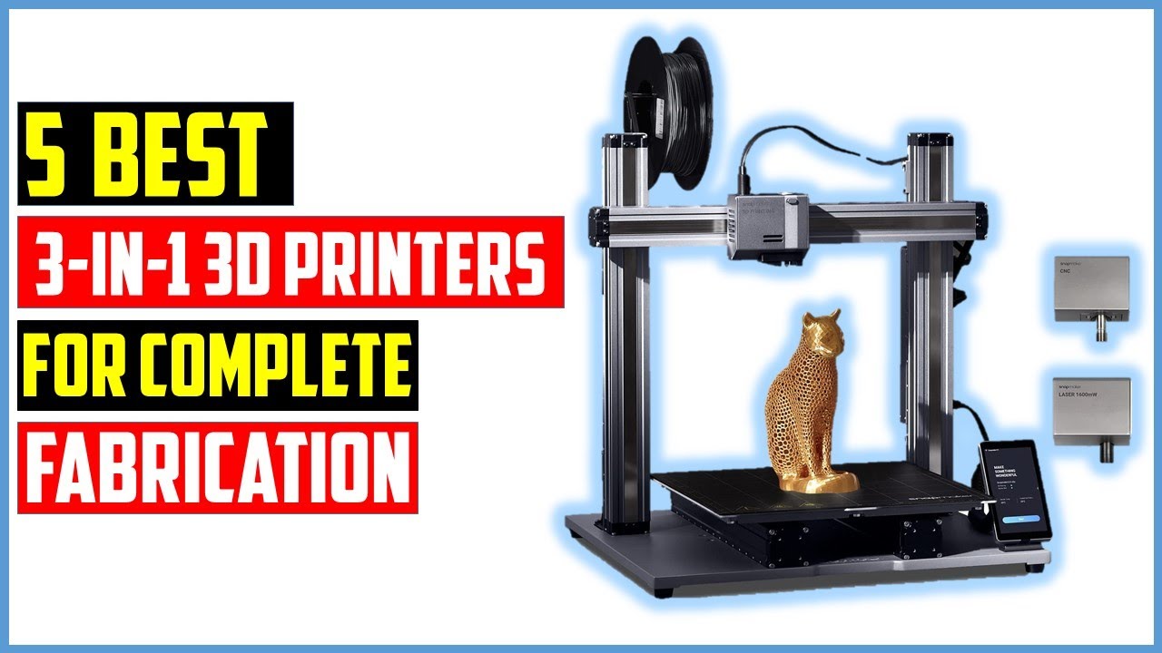 ✅ Top 5  Best 3-in-1 3D Printers for Complete Fabrication |  Best 3-in-1 3D Printers in 2024
