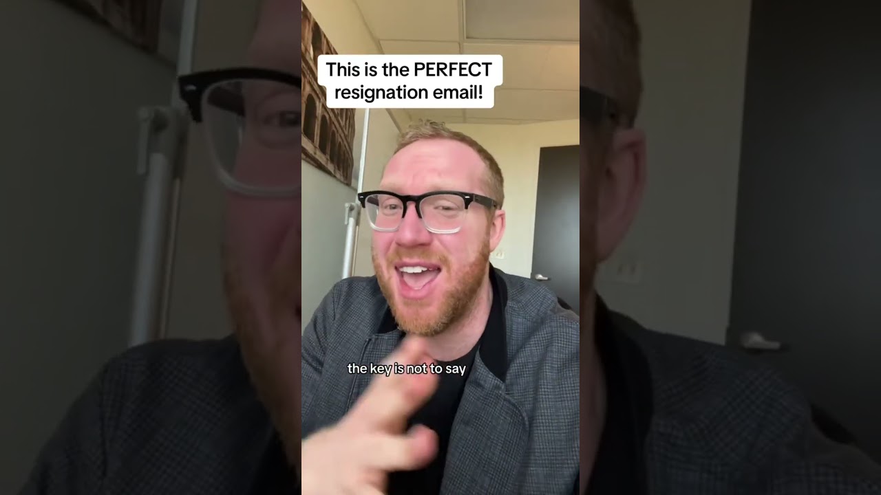 This is the PERFECT resignation email!