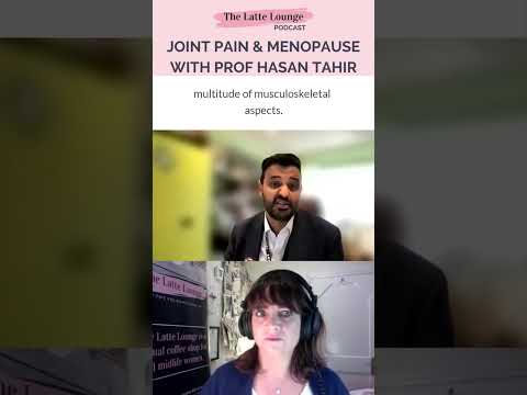 Lower oestrogen causes joint pain| Joint pain & menopause | Latte Lounge Podcast Series 4 Episode 5