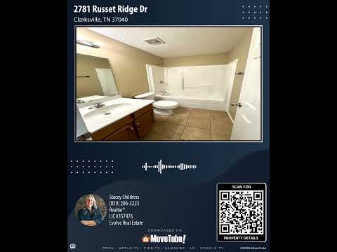 2781 Russet Ridge Dr, Clarksville, TN 37040 | 3 Bedroom Home For Sale