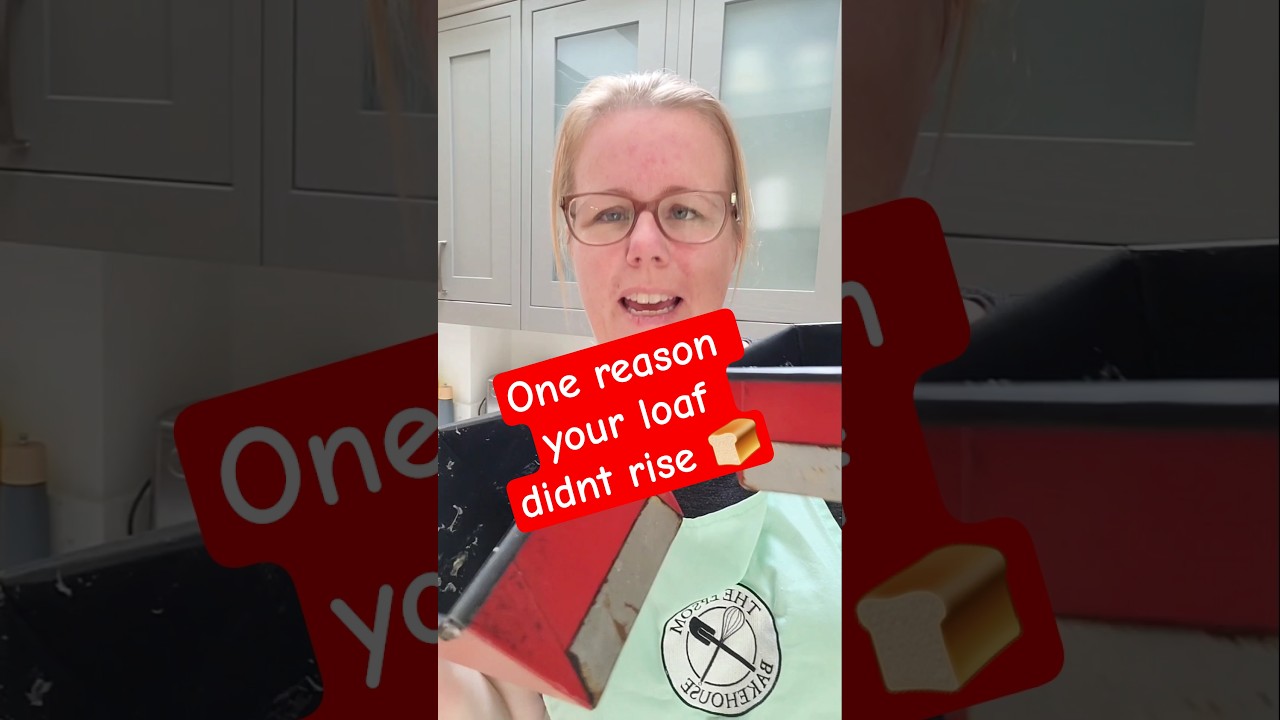Want to know a reason why your loaf didn't rise properly? Watch to find out more 🍞 #BreadBaking