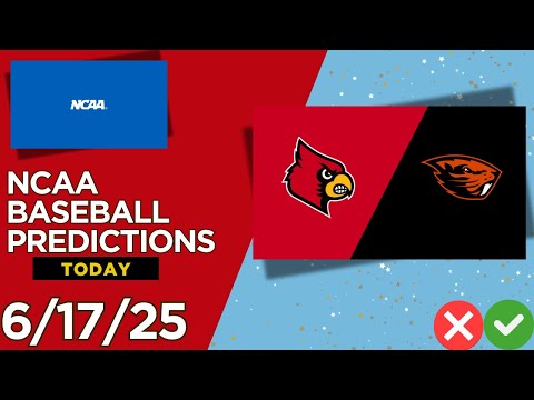 College Baseball Picks, June 17th - NCAA Baseball Tournament Predictions | NCAA Baseball Predictions