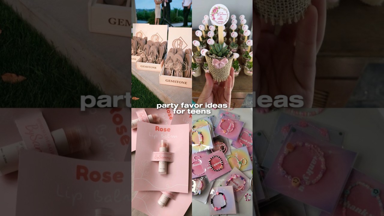 party favor ideas for teens // birthday giveaway ideas #shortsfeed