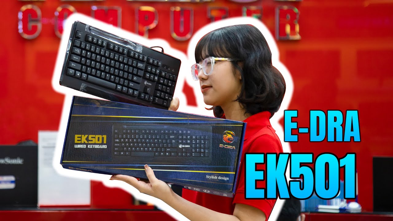 Bàn phím E-Dra EK501 Đen - Bàn Phím Giá Rẻ, Chất Lượng Cao