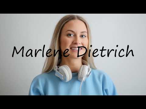 How to pronounce Marlene Dietrich in English?