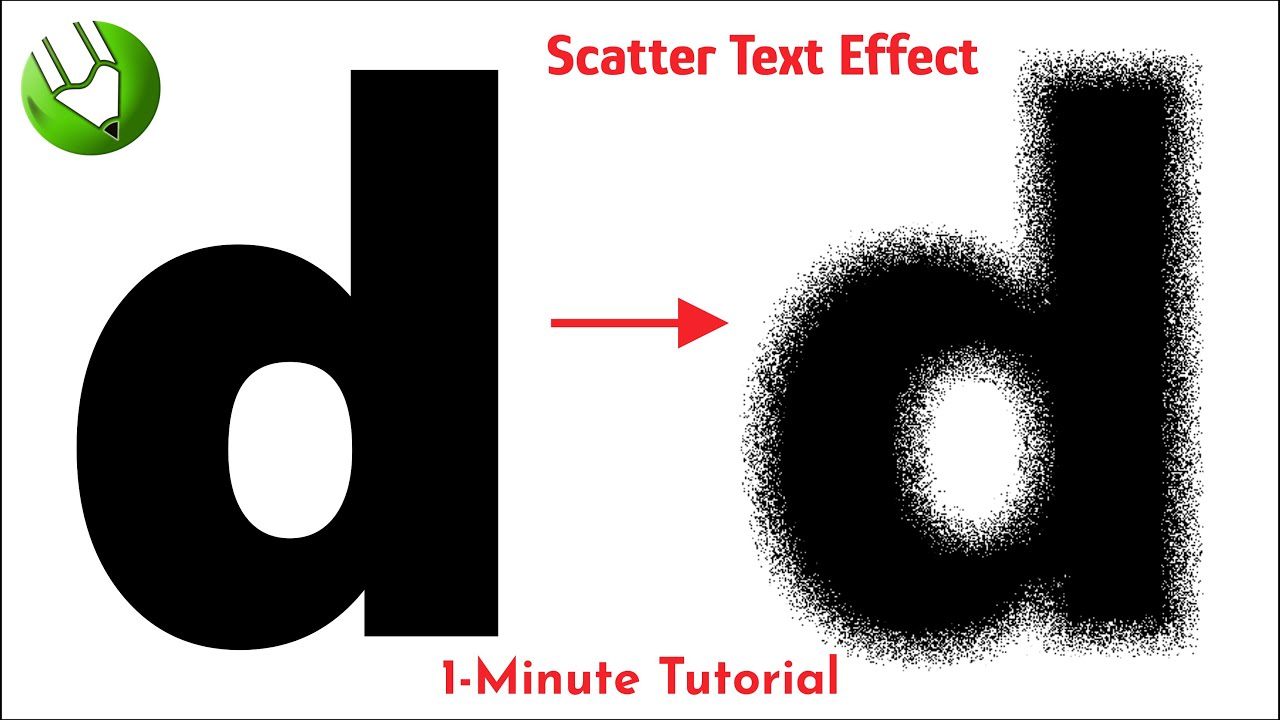 How to Create Scatter Text Effect in Coreldraw | Text Effects | Corel Designs