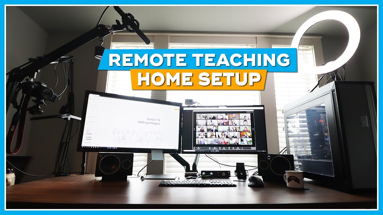 My Remote Teaching HOME SETUP