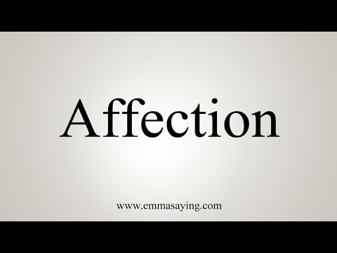 How To Say Affection