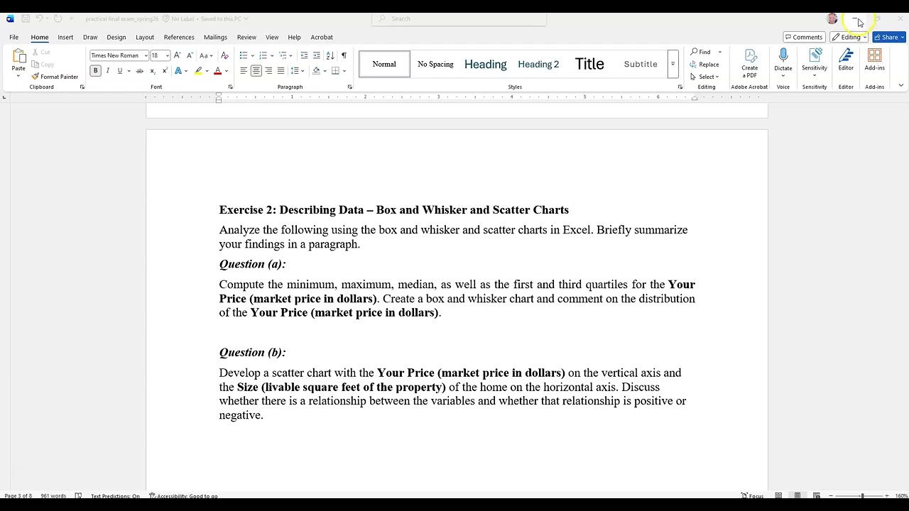 efsc practical final exam