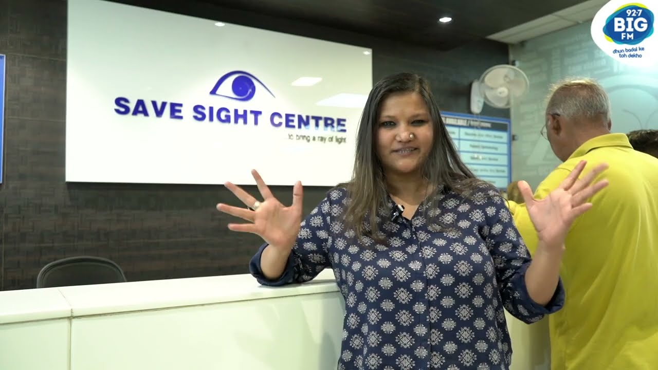 RJ Akriti visits Save Sight Centre and explores the services and team