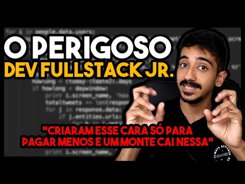 Existe de verdade um desenvolvedor Fullstack Jr. no mercado?