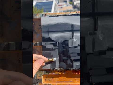 Urban painting in downtown San Francisco #art #painting #pleinair