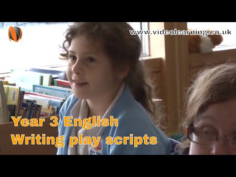 Year 3 KS2 English Classroom Observation: Writing play scripts