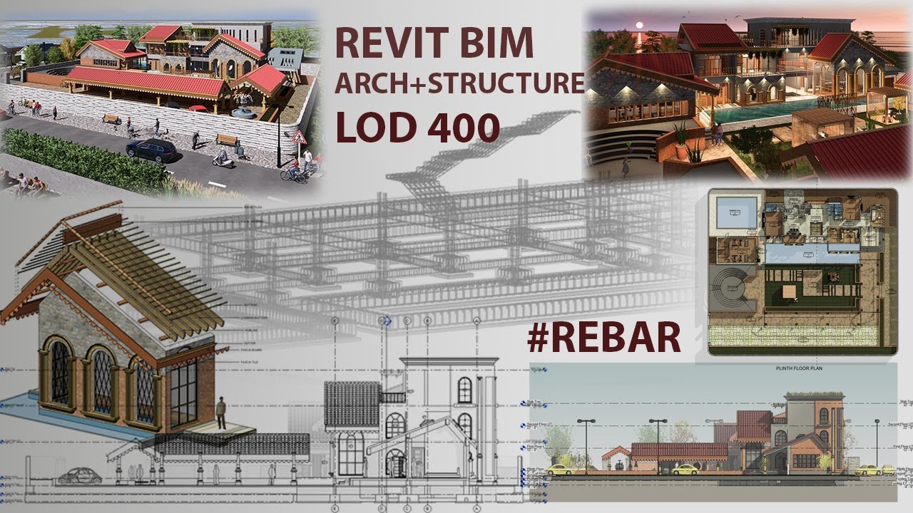 Masterclass in Revit BIM | Complete Architecture + Structure Rebar Detailing | LOD 400