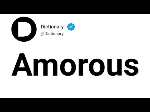 Amorous Meaning In English