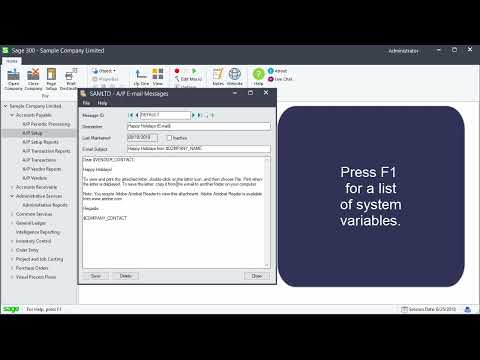Payment Email Formats