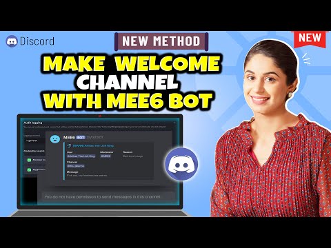 How to make Discord welcome channel with mee6 bot 2025