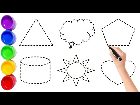 Kids 2d Shapes Educational Video for Toddlers & Preschool