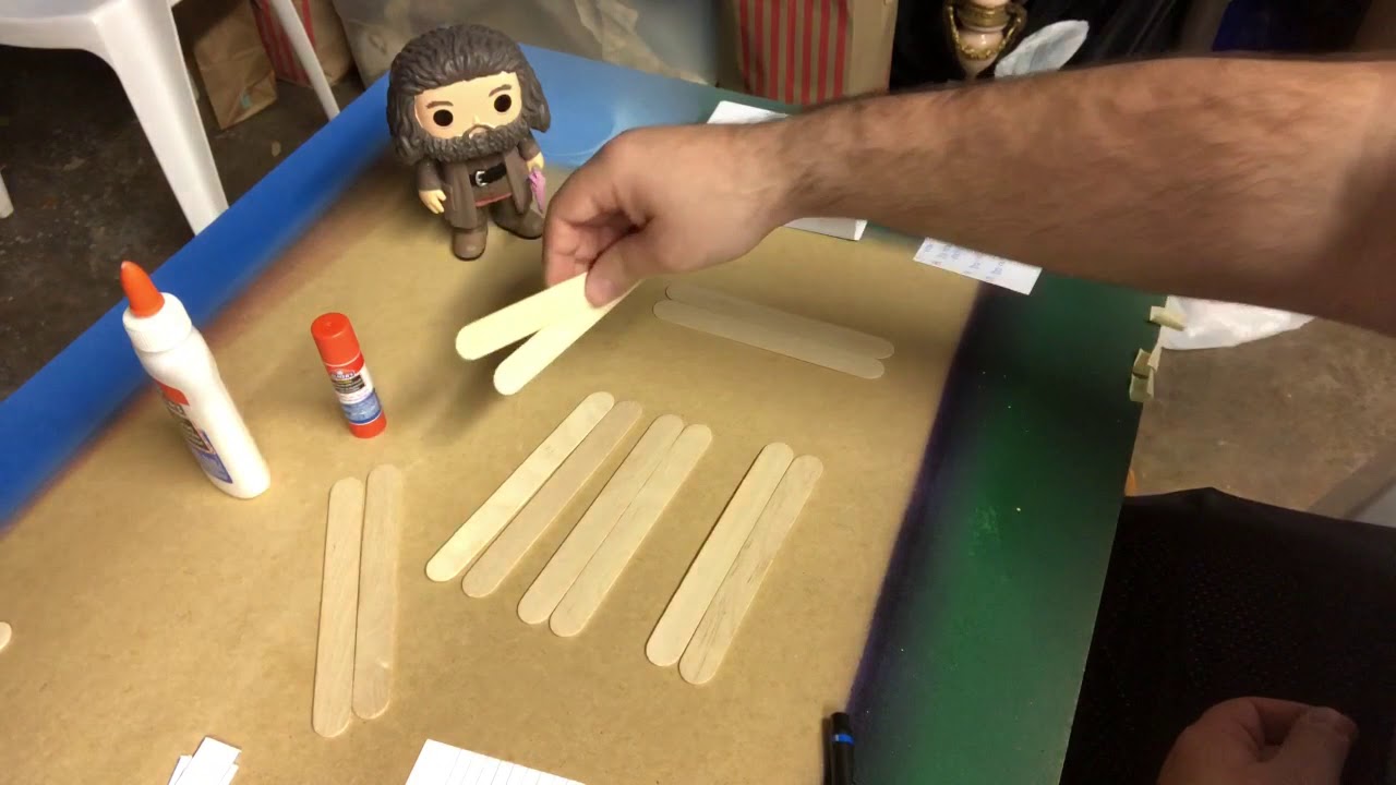 Ten Commandments on popsicle sticks!