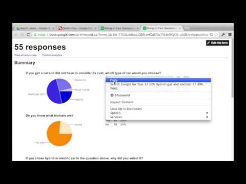 How to do a Google Drive Survey, and turn it into an info graphic.