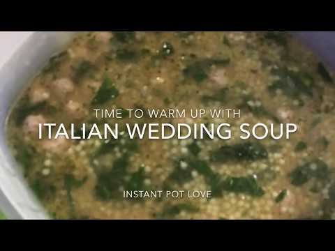 Instant Pot EASY Italian Wedding Soup!