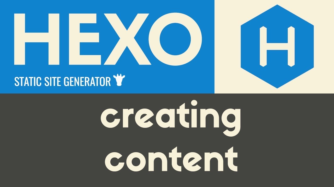 Writing & Organizing Content | Hexo - Static Site Generator | Tutorial 4