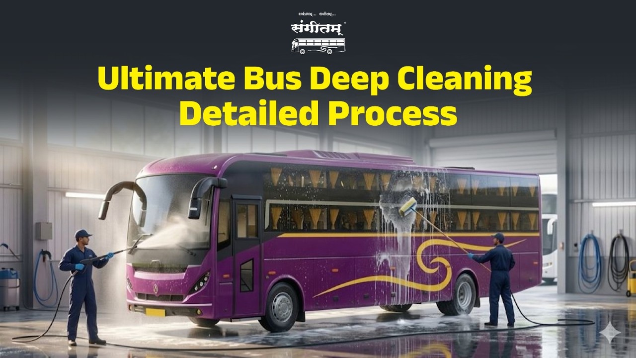 Bus Deep Cleaning Process, Hygiene Standards, Passenger Safety & Behind The Scenes|Sangitam Travels