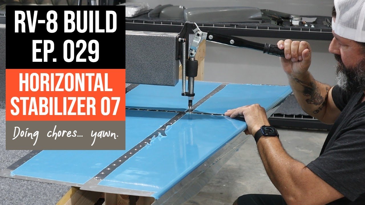Aviation: Vans RV Aircraft - RV-8 Build. Ep 029. Horizontal Stabilizer 07