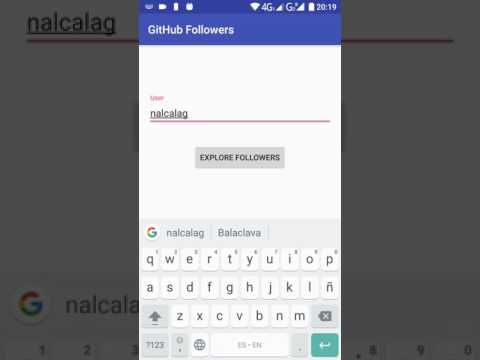 Android App with GitHub API