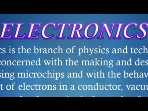 ELECTRONICS..... (PPT) 🎛