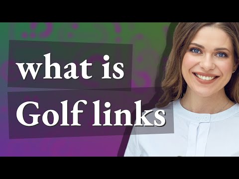 Golf links | meaning of Golf links