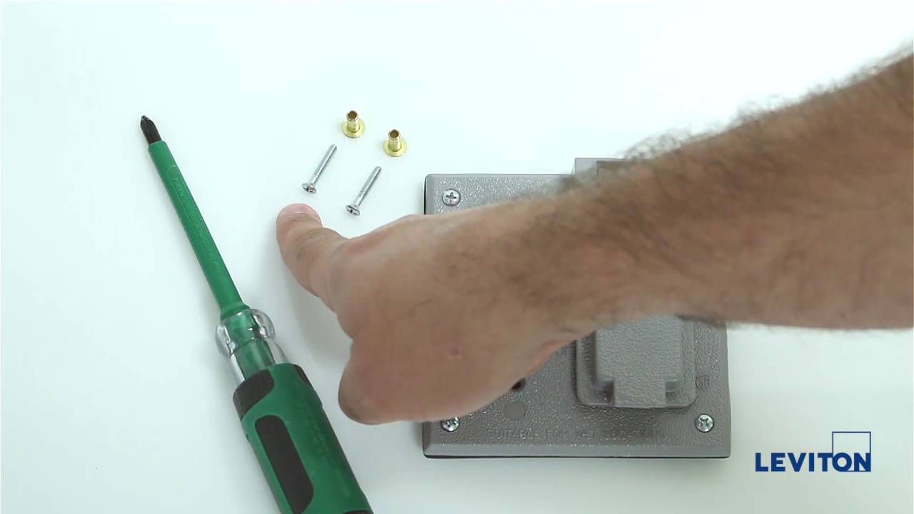 How to Install a Leviton 2-Gang Weatherproof Cover
